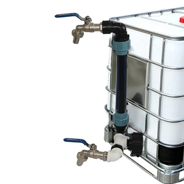 IBC Gooseneck 3/4 Inch IBC Tank Adaptor with Outlet Valve 3/4 Inch Goo ...