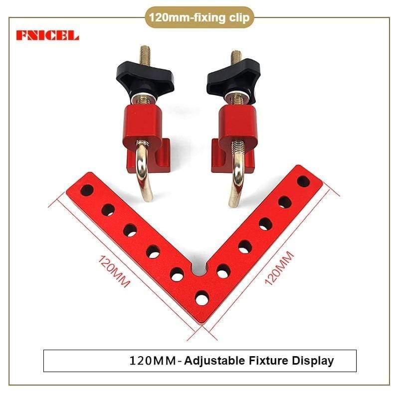 Woodworking Right Angle Positioning Clamps Adjustable 90 Degrees L-Sha ...