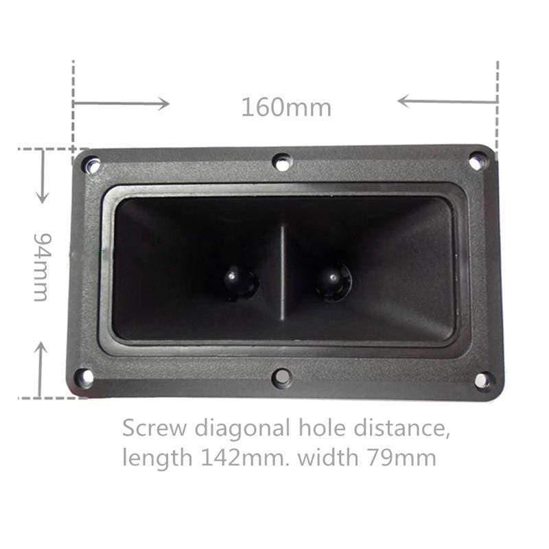 150W Dual Piezo Tweeters Horn Piezoelectric Speaker Buzzer Treble Piez ...