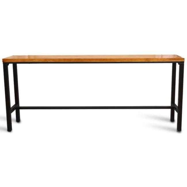 Retro leisure cafes against the wall bar table Home high bar table long ...