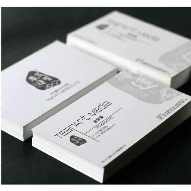 500pcs/lot 300gsm art paper Business Card 4 Color Offset Printing ...