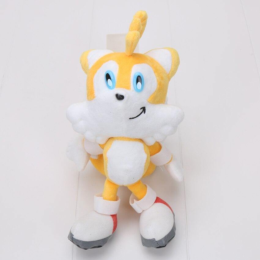 9'' 23cm 5 Colors Super Sonic Plush Toys Knuckles Tails Soft Dolls For ...