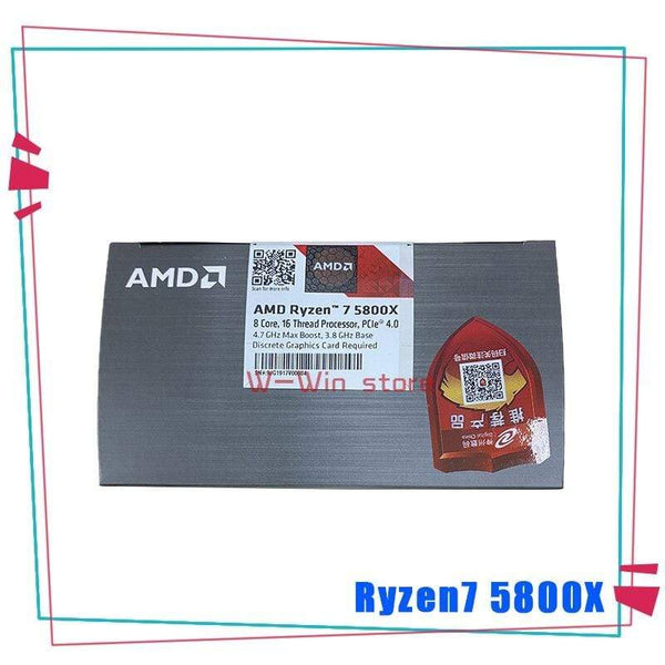 AMD Ryzen 7 5800X R7 5800X 3.8 GHz Eight-Core sixteen-Thread 105W CPU ...
