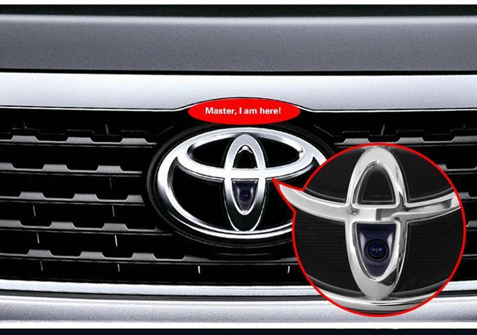 Car front view sign CCD reversing parking camera For Toyota Prado High ...