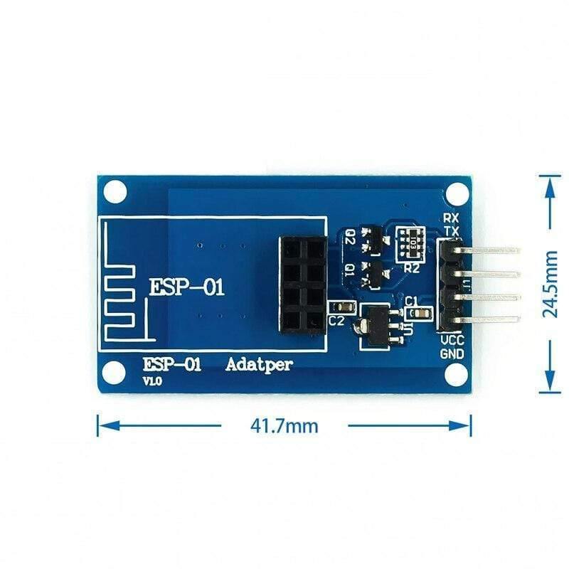 ESP8266 ESP-01 Serial WiFi Wireless Adapter Module 3.3V 5V Esp01 Break ...
