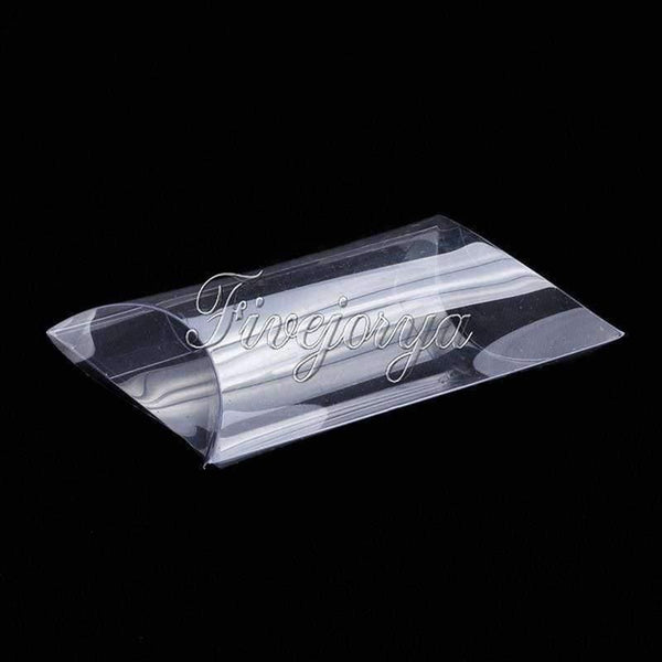 50 pcs/lot Clear PVC Pillow Boxes Wedding Favor / Baby Shower boy ...