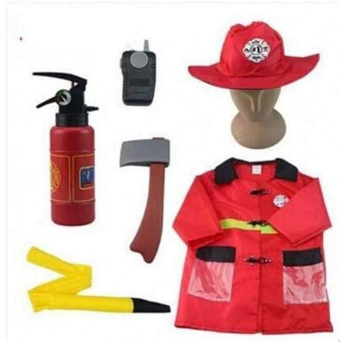 Fireman Sam Kids Halloween Cosplay Costume for Fancy Dress girl boy ...