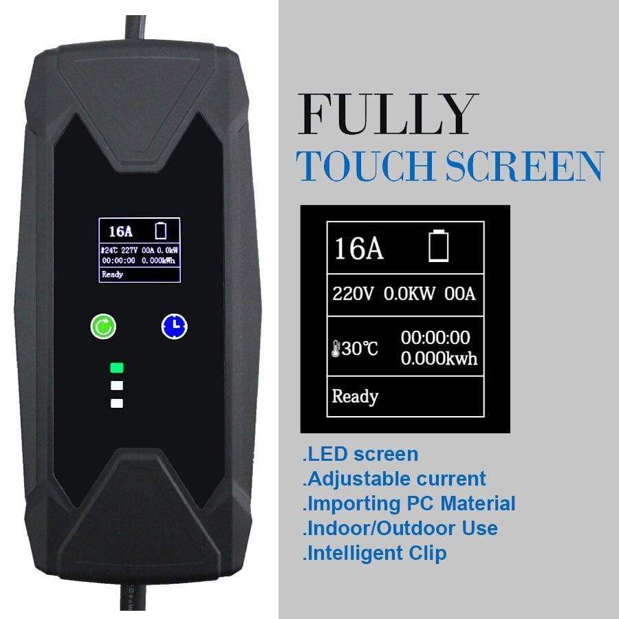 HEISEN 16A adjustable Type 2 Setable EU Electric Car Iec 62196 EV Char ...