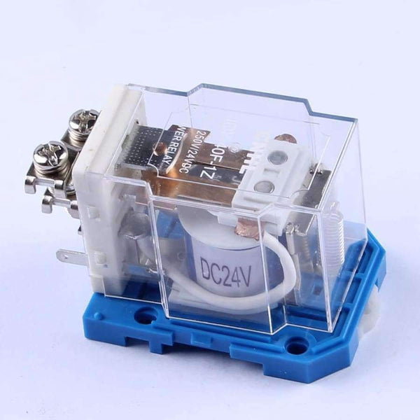 JQX-40F 24V hoog vermogen tijdrelais vertraging 250V 24V DC elektrische ...