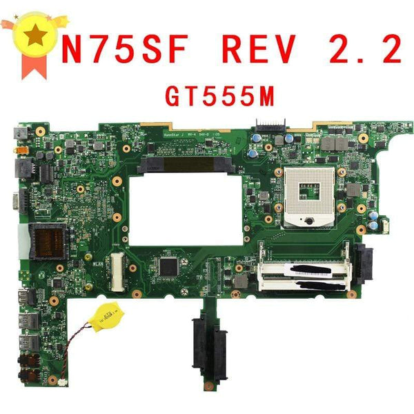 N75SF Motherboard GT555M REV:2.2 RAM For Asus N75SF N75SL N75S laptop ...