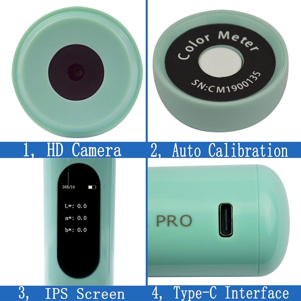 Professional Color Sensor Colorimeter,More than 20 Color Parameters,Fo ...