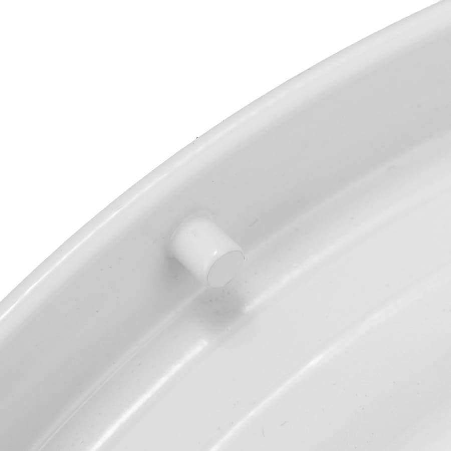 Smuxi 10 Round White LED Ceiling Light Lamp Cover Shade Cover Case ...